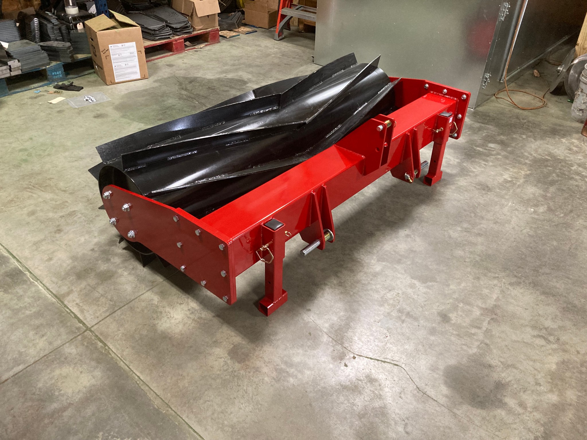 6’ Cover Crop Roller Crimpers – Biggs Planter LLC (765) 719-3721